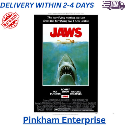 Jaws Movie Poster Print (27 X 40) | eBay