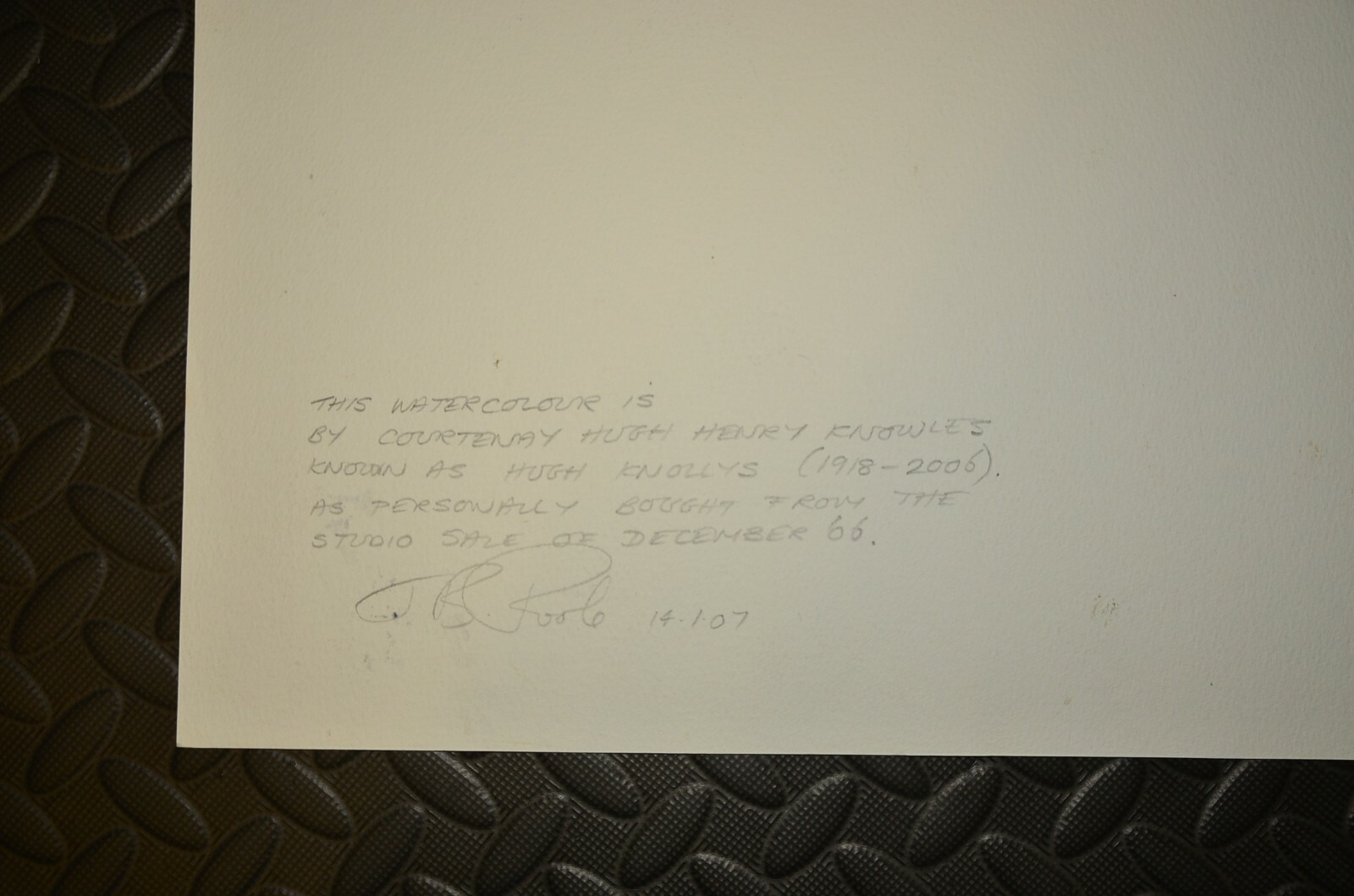 HUGH COURTENAY KNOLLYS (1918-2006) Pair of watercolours | eBay