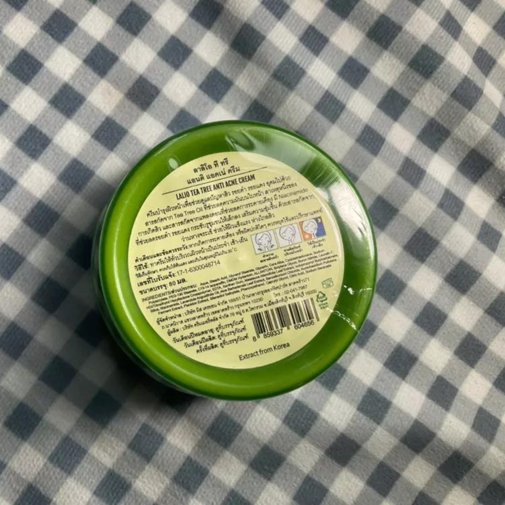 Tea Tree Anti Acne Cream Lalio Moisture Face Aloe Vera Skin Care 80ml ...