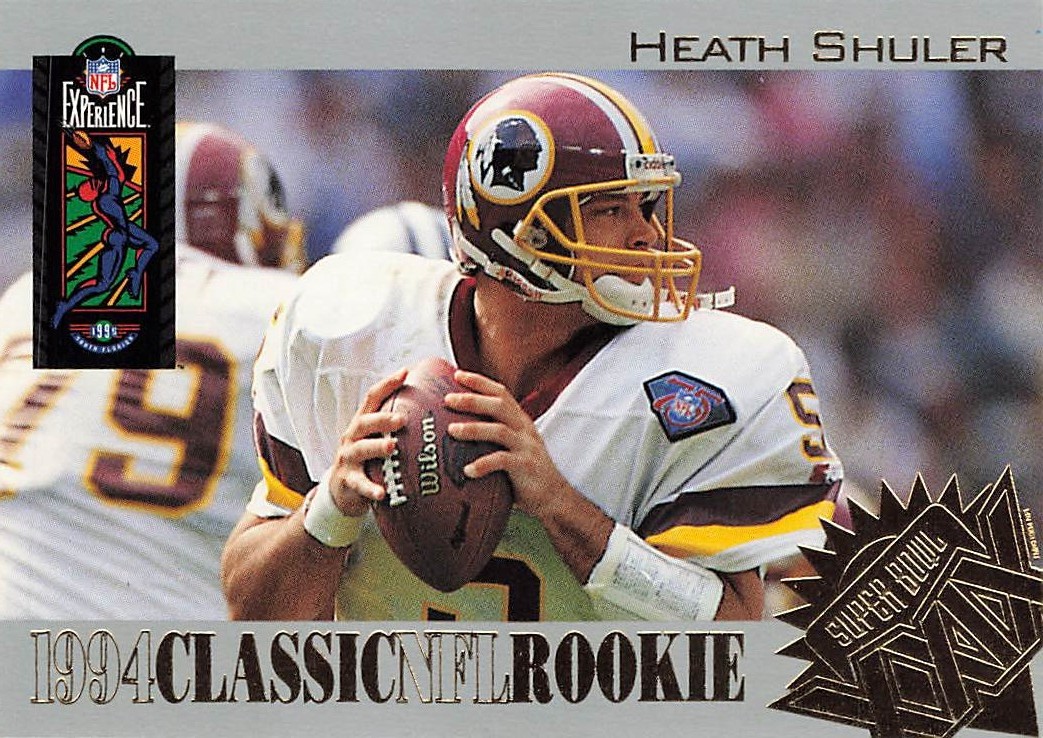 1995 Classic NFL Experience #R6 Heath Shuler Washington Redskins | eBay