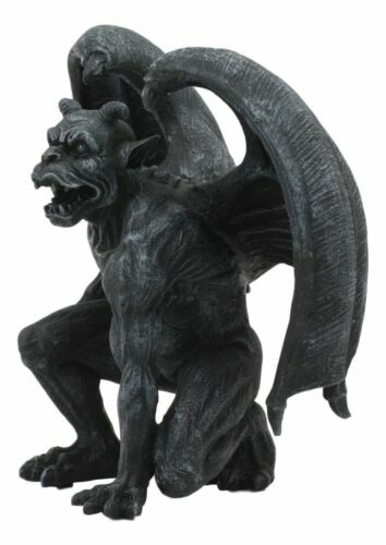 Short Horned Gargoyle Statue 6" Height Figurine Guardian Fantasy ...