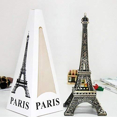 Metal Showpiece Combo of Paris Eiffel Tower, Burj Khalifa,Paris Gate ...