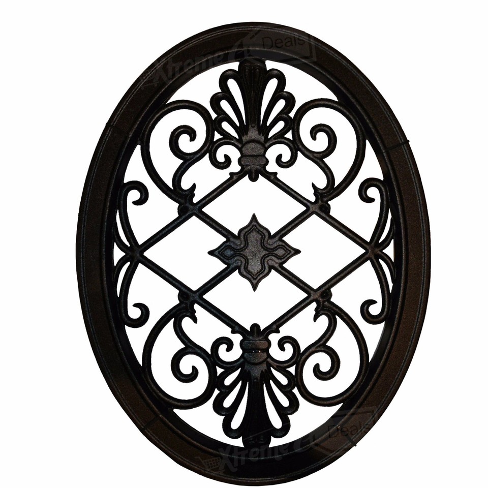 Nuvo Iron OVAL DECORATIVE GATE FENCE INSERT ACW56 Fencing,Fence,Gates ...