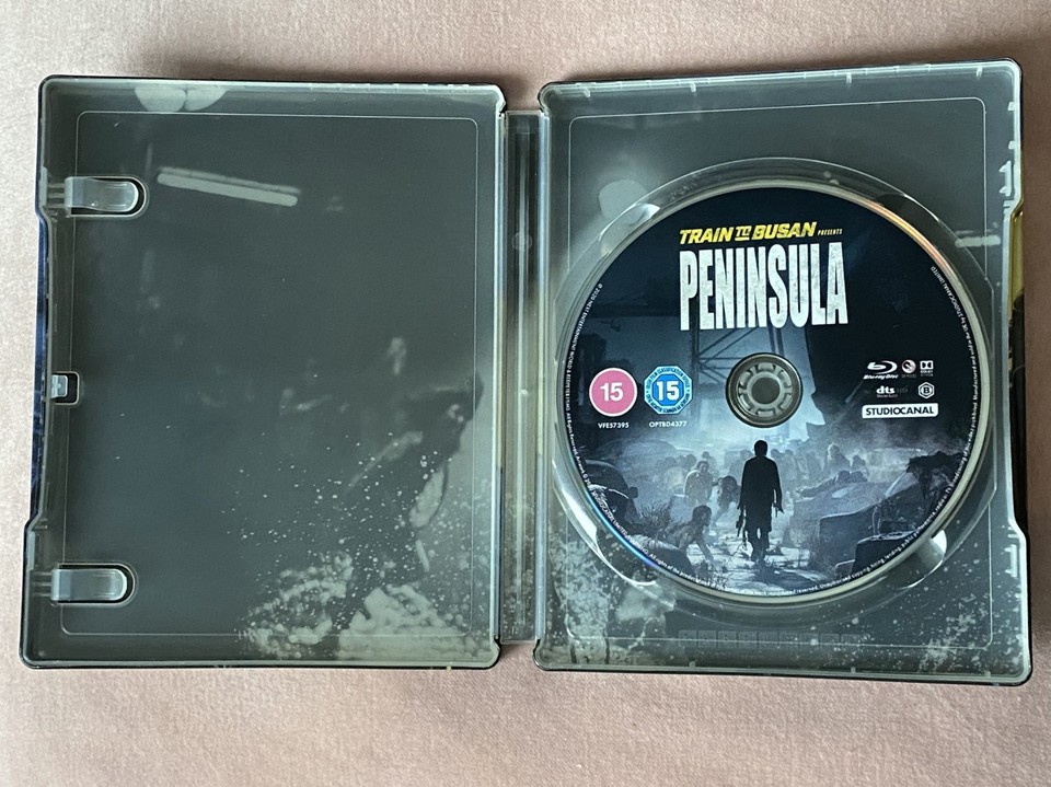 Train to Busan Presents: Peninsula Steelbook Region B Blu-Ray UK Import ...