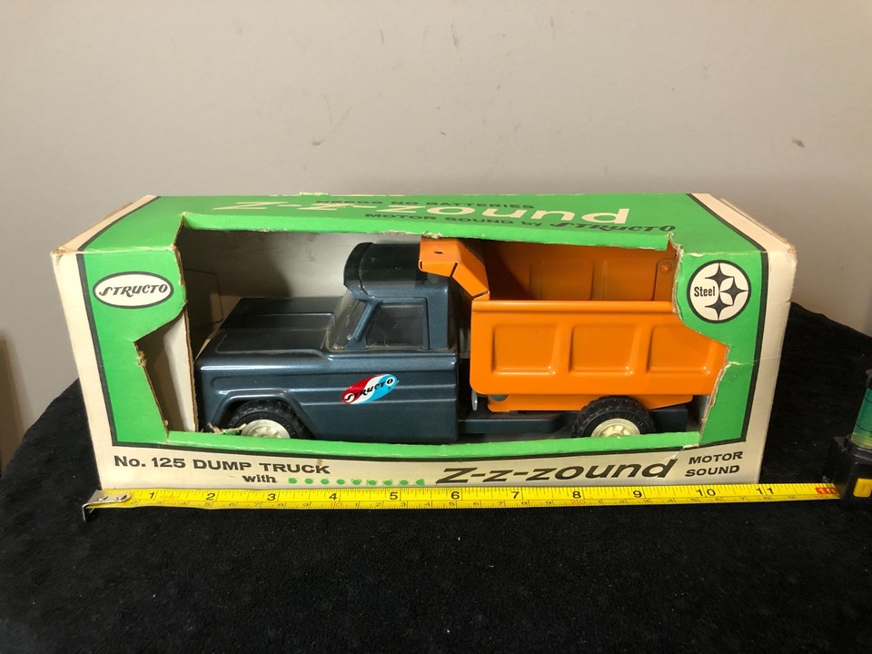 Vintage Structo Z-Z-Zound No. 125 Dump Truck in Original Box, Kompak ...
