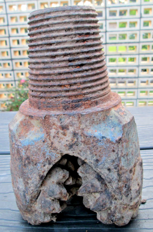 Vintage Oilfield Tri-Cone Drill Bit /~6-1/2" / Old And Rusty / Art ...