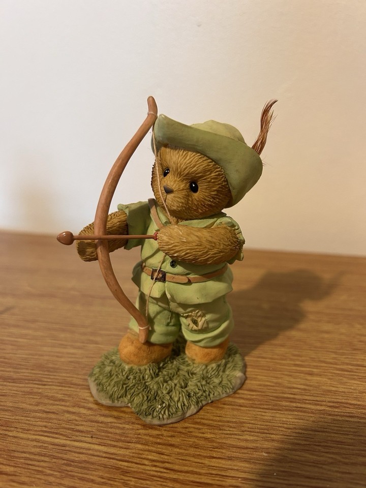 Cherished Teddies Friar Tuck & Robin Hood Figurine And Robin Hood ...