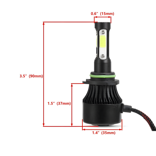For Toyota RAV4 2016 2017 - 6000K 2pc 9012 LED Headlight High/Low Beam ...