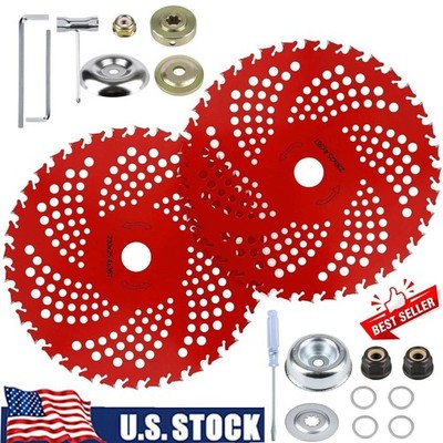 9"x 36 Teeth Carbide Tipped Blade kit for Brush Cutter Trimmer Weed ...