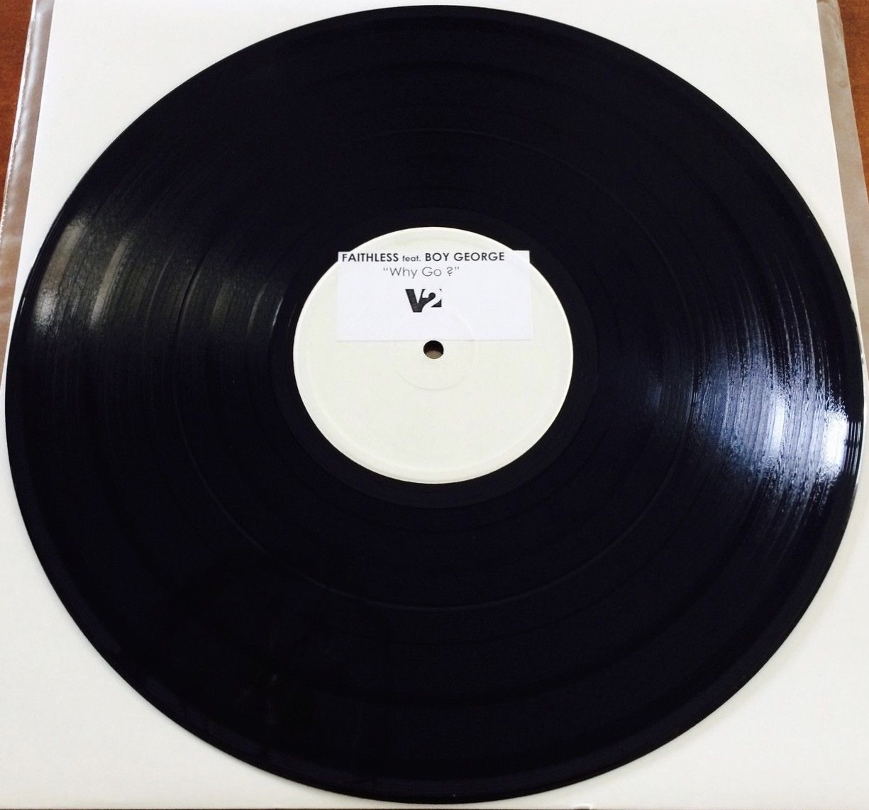 FAITHLESS FT BOY GEORGE Why Go RARE ITALIAN 12" TEST PRESSING SINGLE ...