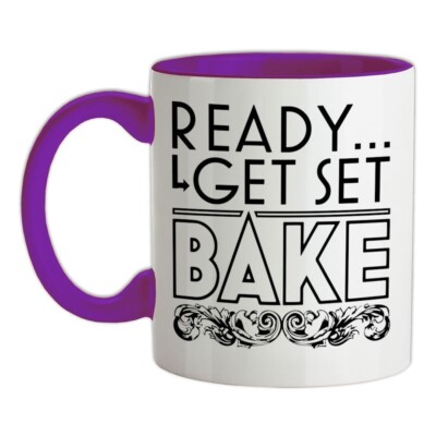 Ready Get Set Bake - Ceramic Mug - Baking Cake Cakes Baker GBBO Love ...