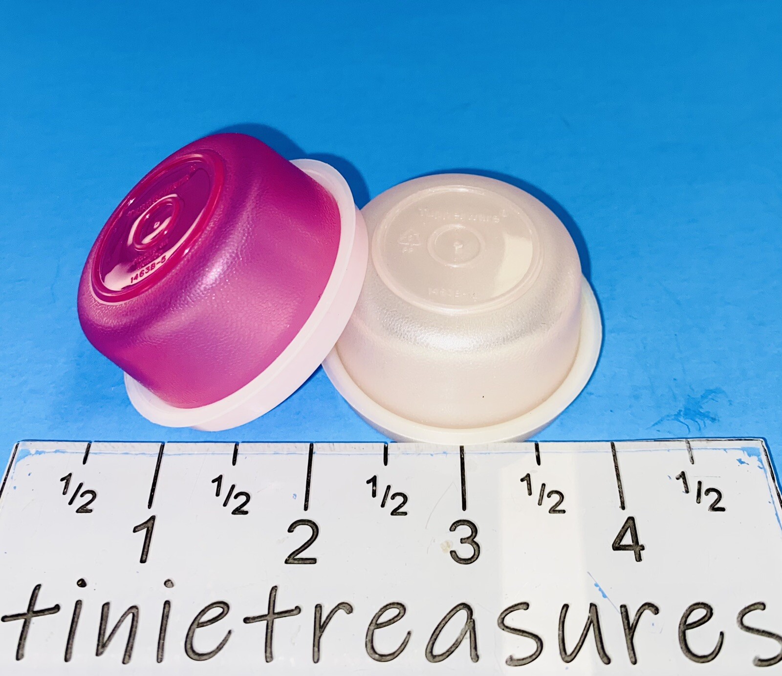 Tupperware smidget bowl set of 2 new pink pearl translucent pink ...