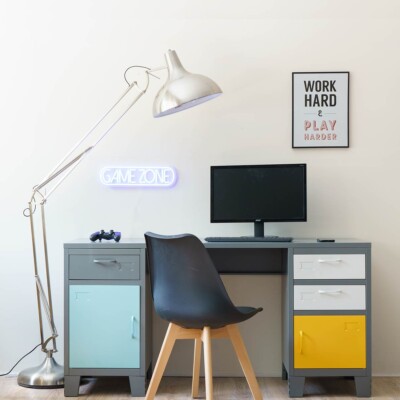 METAL INDUSTRIAL LOCKER LARGE DOUBLE PEDESTAL DESK MULTI-COLOUR | eBay UK