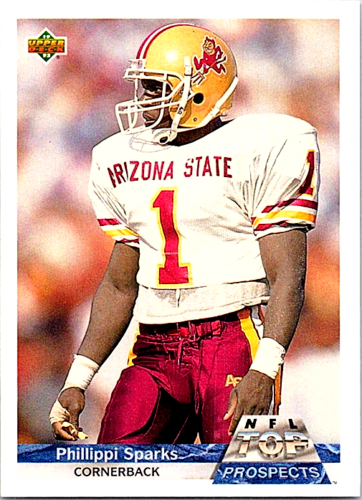 1992 Upper Deck Gold Football G8 Phillippi Sparks | eBay