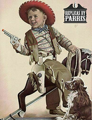 Judge Cap Gun Western Cowboy 8 Ring Shot Plastic Pistol Revolver Prop ...