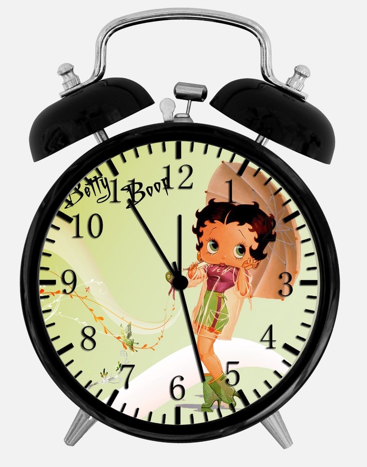 Betty Boop Alarm Desk Clock 3.75" Home or Office Decor W158 Nice For ...