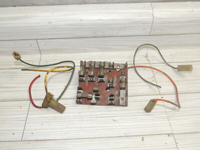 1956-1957 Corvette Nomad 150 210 Delco Remy Fuse Block Panel #822 w ...