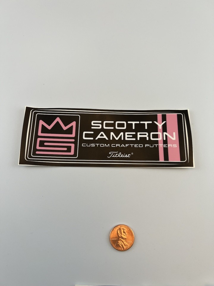 New Scotty Cameron Pink Black Hi Performance Putter Sticker Decal ...