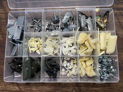 door body side moulding exterior trim clips & nuts assortment 197pcs ...