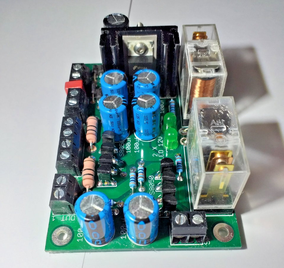 NEW - Dual Relay Loud Speaker Protection / Delay Board For HIFI Amp ...