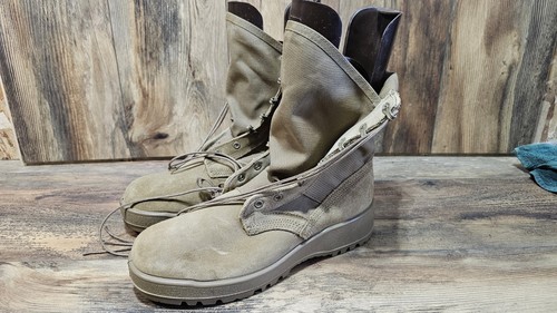 New Military Desert Coyote Tan Hot Weather Army Combat Boots Men's Size ...