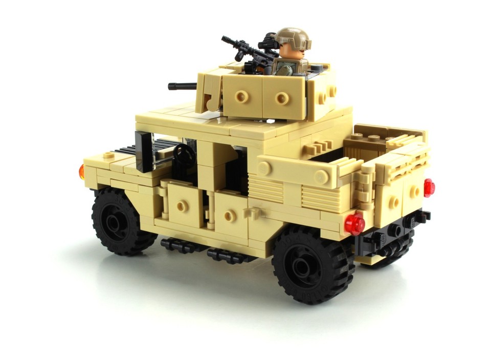 Army Tactical Gun Truck minifigure custom military set made w/ real ...