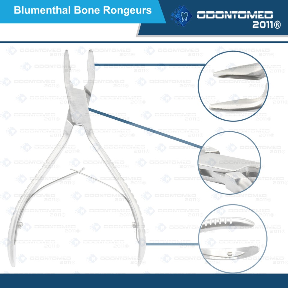 Blumenthal Bone Rongeurs Plier 45 Degree 6" Surgical & Orthopedic ...