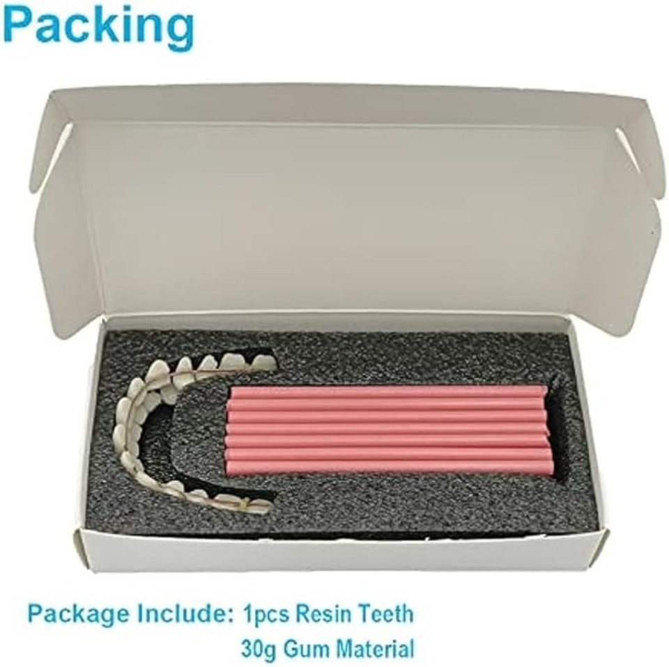 DIY Denture Kit - Homemade Dentures, Custom Dentures From Home, Full ...