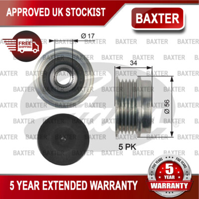 Fits Volvo V50 V40 C70 S40 C30 Ford Kuga Baxter Alternator Pulley ...