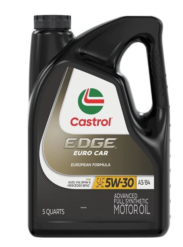 Castrol EDGE Euro 5W-30 A3/B4 European Advanced Full Synthetic Motor ...