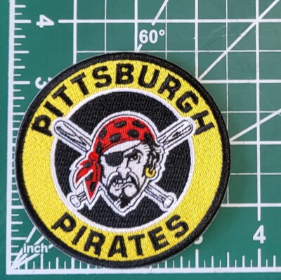 Pittsburgh Pirates 3.5" Buccaneer Iron /Sew On Embroidered Patch Free ...