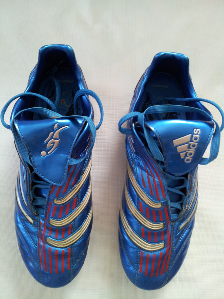 VINTAGE RARE ADIDAS PREDATOR TRAXION FIRM GROUND SOCCER CLEATS IN SIZE ...