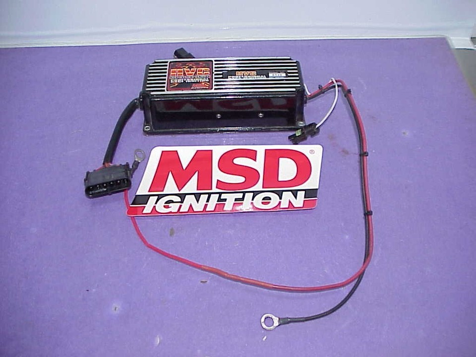 MSD #6600 Black HVC Professional Race CD Ignition Box High Vibration ...