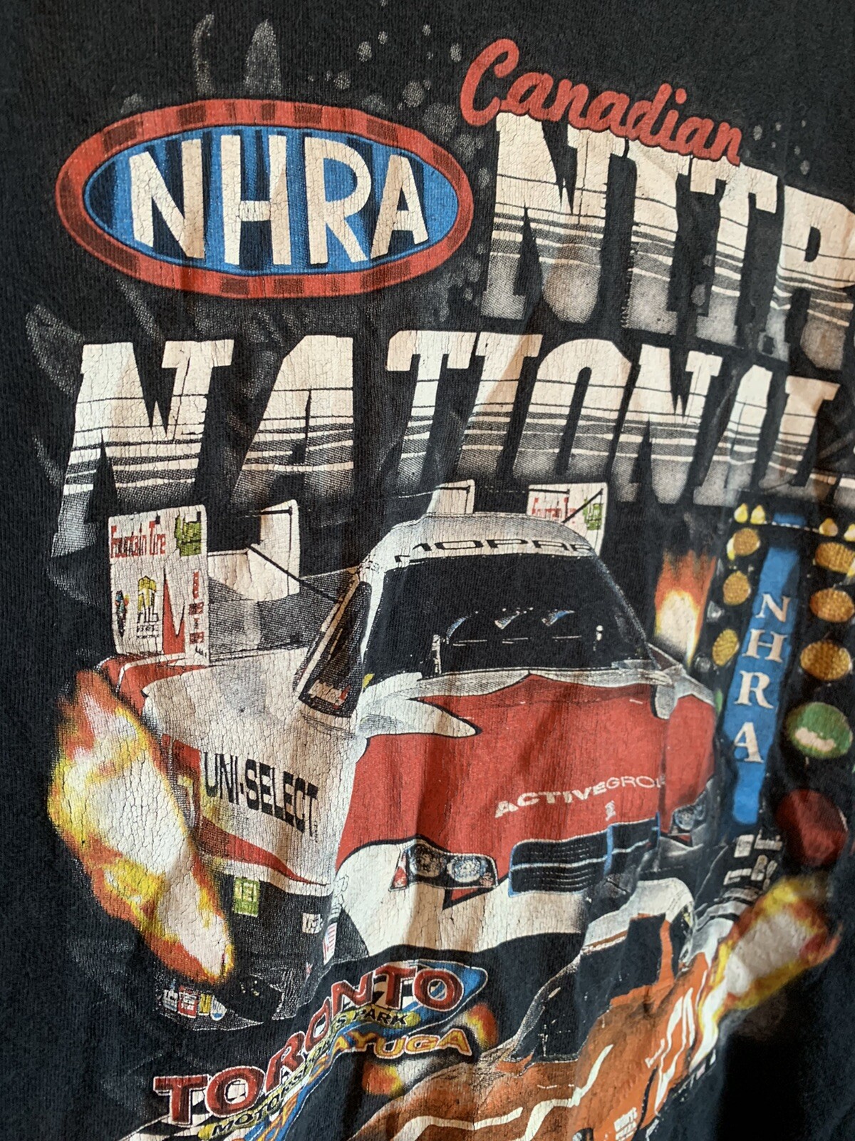 Vintage Canadian NHRA Nitro Nationals Racing Graphic … - Gem