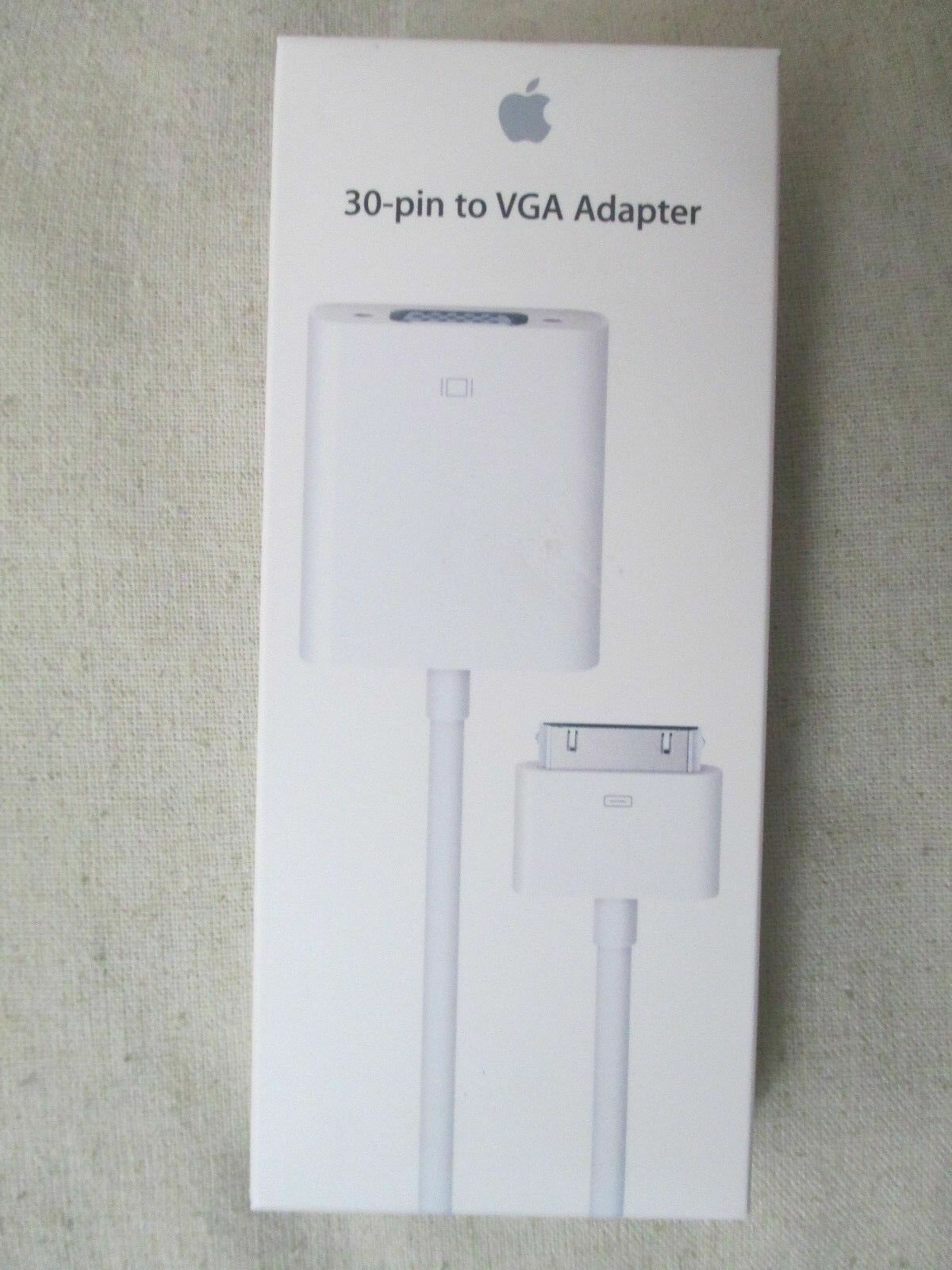 APPLE 30-PIN TO VGA ADAPTER MC552ZM/B - model A1368 *NEW* | eBay