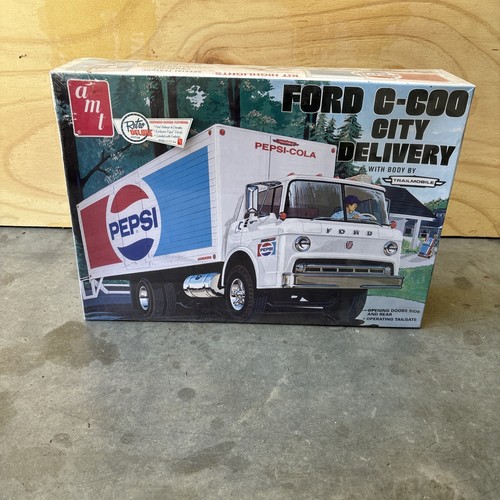 AMT Ford C-600 Pepsi City Delivery Truck Trailmobile 1:25 Scale Factory ...