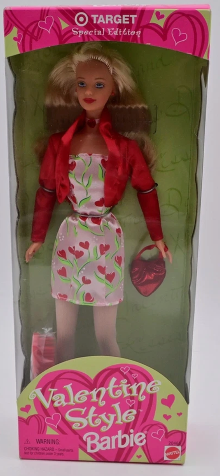 Valentine Style Barbie Doll Target Special Edition 1998 Mattel 20465 ...