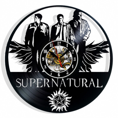 Supernatural Vinyl Wall Clock Gift Birthday Holiday Home Room Decor ...