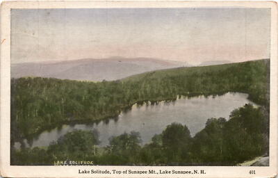 Lake Solitude, Sunapee Mt., Lake Sunapee, Exeter, Bridgeport. Postcard ...