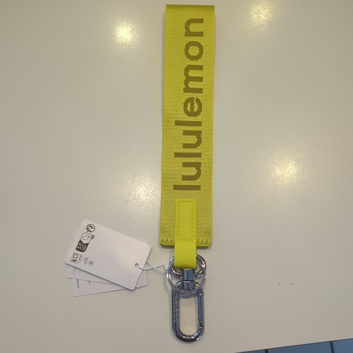NWT Lululemon Never lost Key Chain Maize Yellow Lulu keychain keyfob | eBay