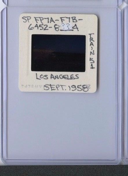 SP Southern Pacific EMD FP7A Locomotive #6452 - Duplicate 35mm Railroad ...