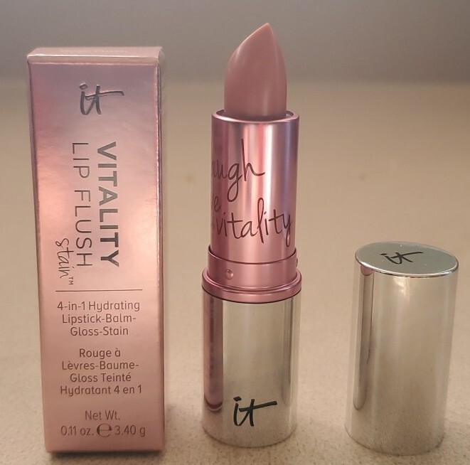 It Cosmetics Rose Flush Vitality Lip Flush Stain 4-In-1 Hydrating-Balm ...