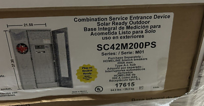 SC42M200PS GE COMB. SERVICE ENTRANCE DEVICE 200AMP 42SPACES 22KA NEW | eBay