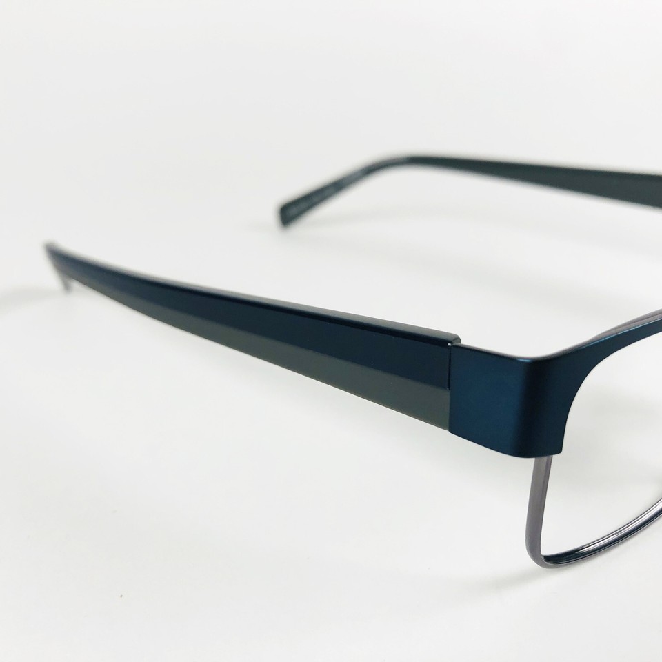 SPECSAVERS eyeglasses BLUE/GUNMETAL RECTANGLE glasses frame MOD: CONAN ...