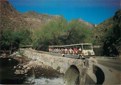 Postcard Coronado National Forest Sabino Canyon, Arizona, Shuttle Bus ...