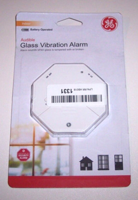 General Electric Personal Security Wireless Glass Vibration Detector ...