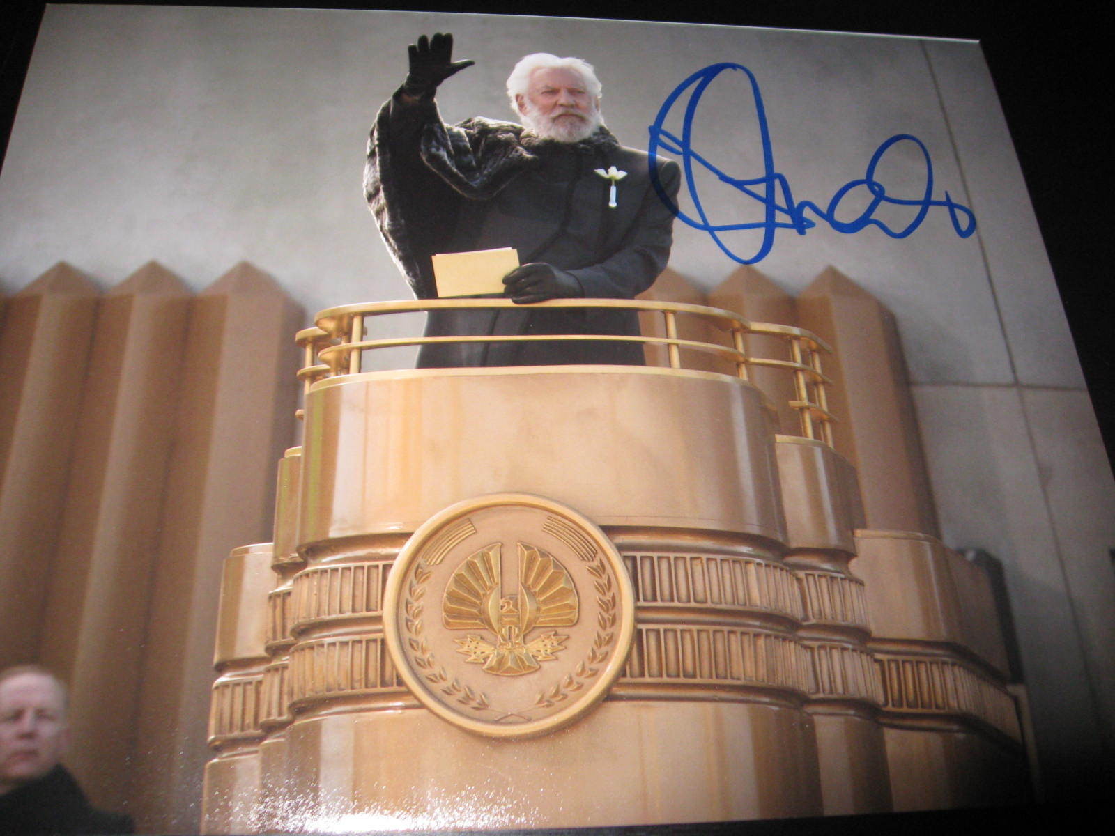 DONALD SUTHERLAND SIGNED AUTOGRAPH 8x10 PHOTO MOCKINGJAY PROMO HUNGER ...