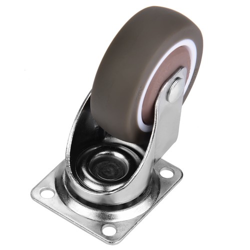 4pcs Caster Wheels Furniture Soft Rubber Casters Without Brake ...