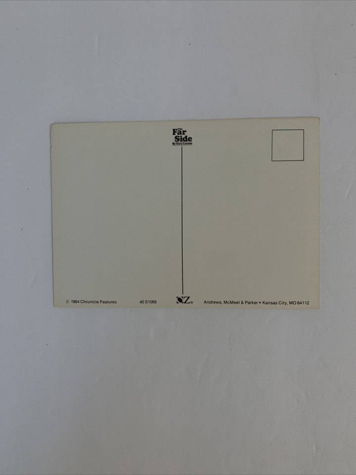 The Far Side Gary Larson Postcard Airplane Plane Frog Landing Comic ...