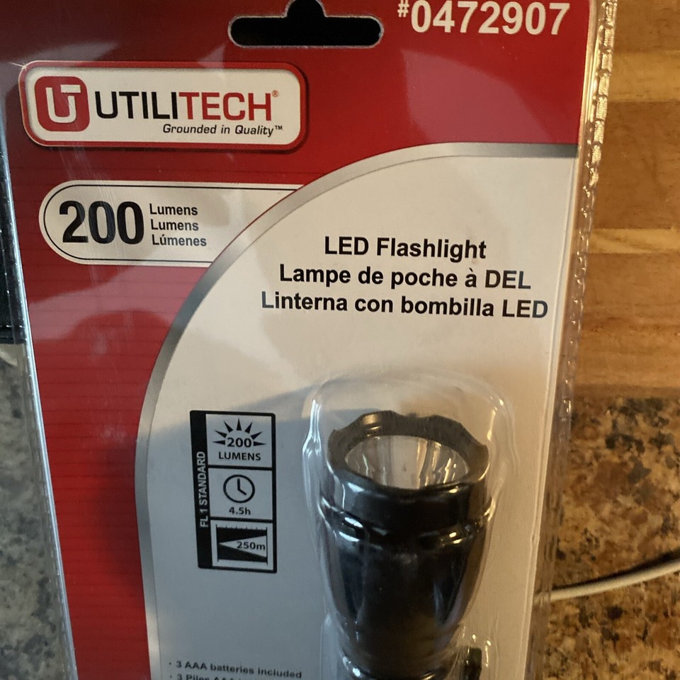 Utilitech LED Flashlight #0472907-New | eBay